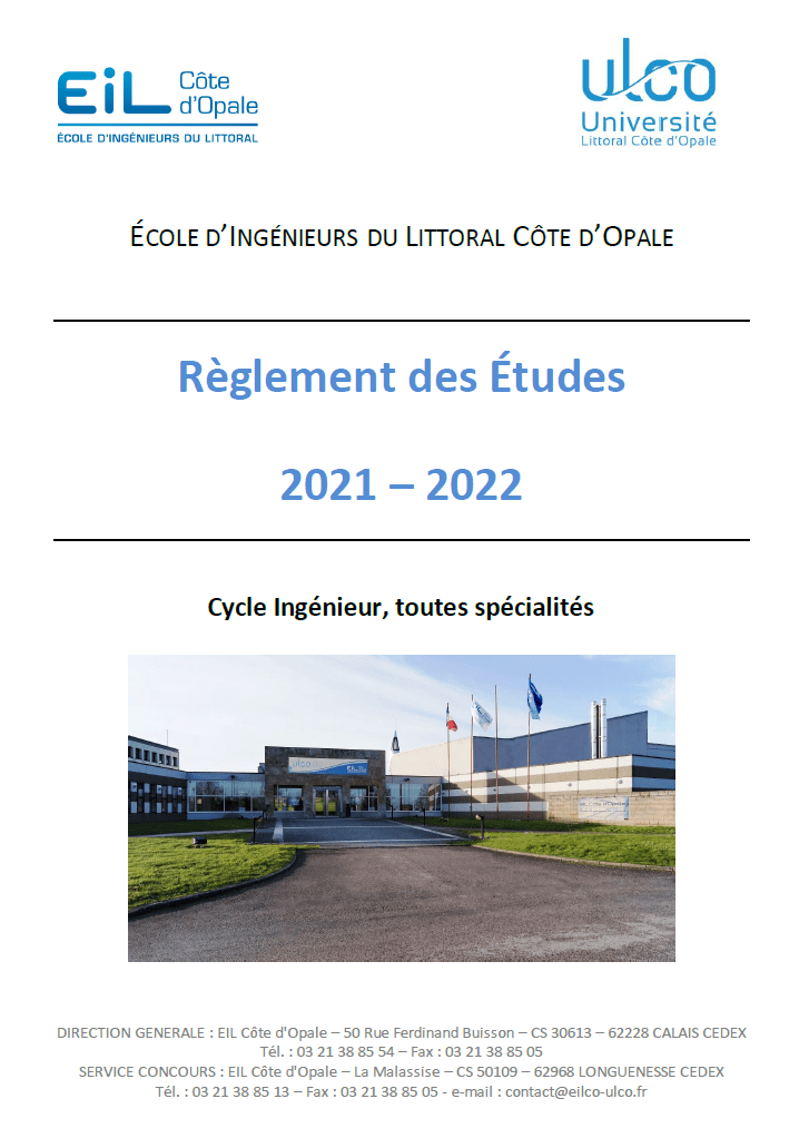 Guide des études et Syllabus – EILCO